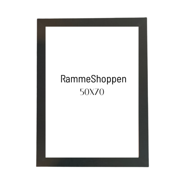 Sort MDF ramme 50x70 cm