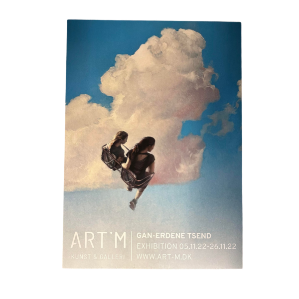 Kunstplakat - udstillingsplakat med Gan-Erdene Tsend