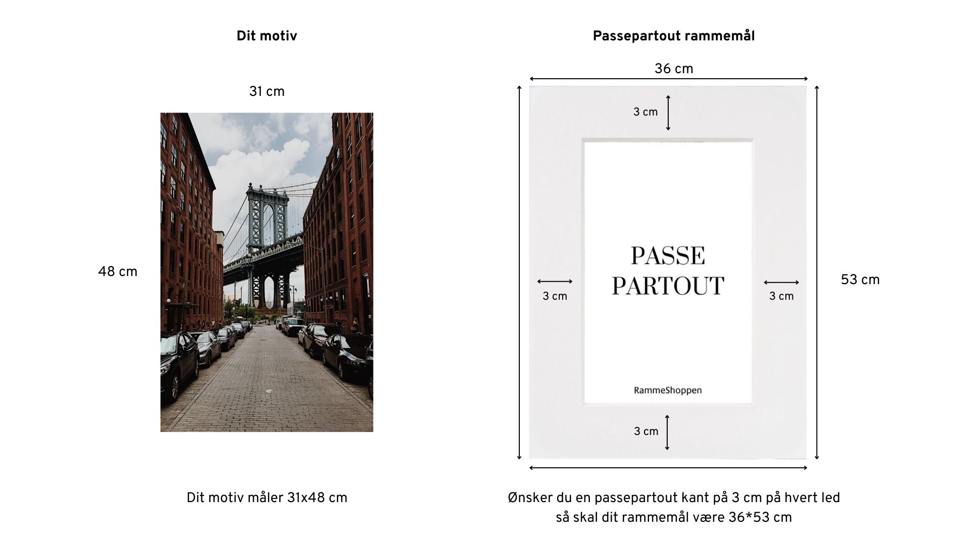 Passepartout | Fuldend Dit Motiv med Passepartout | Køb Online